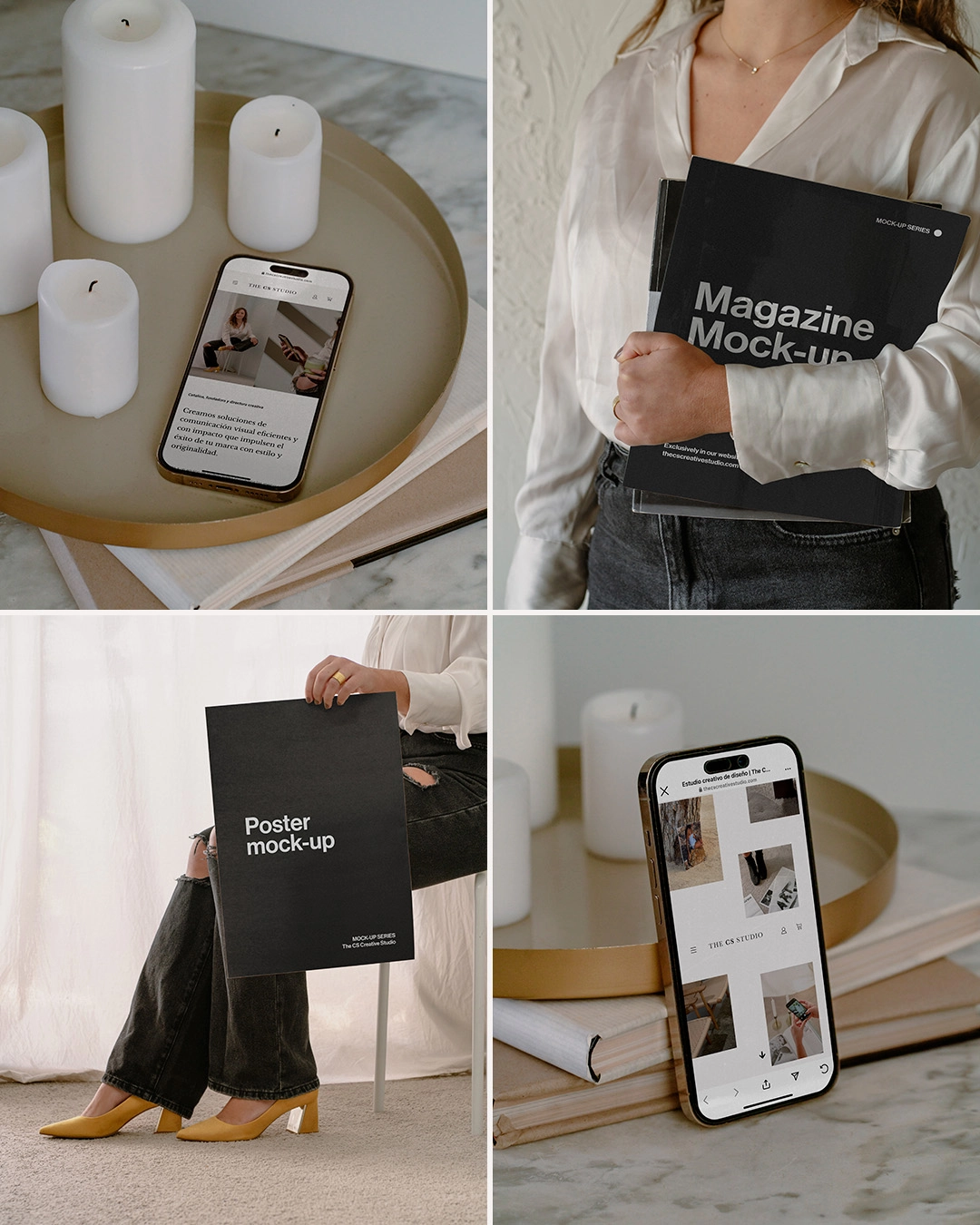Pack Mockups Nro. 02 - Estudio creativo y de diseño | The CS Creative ...